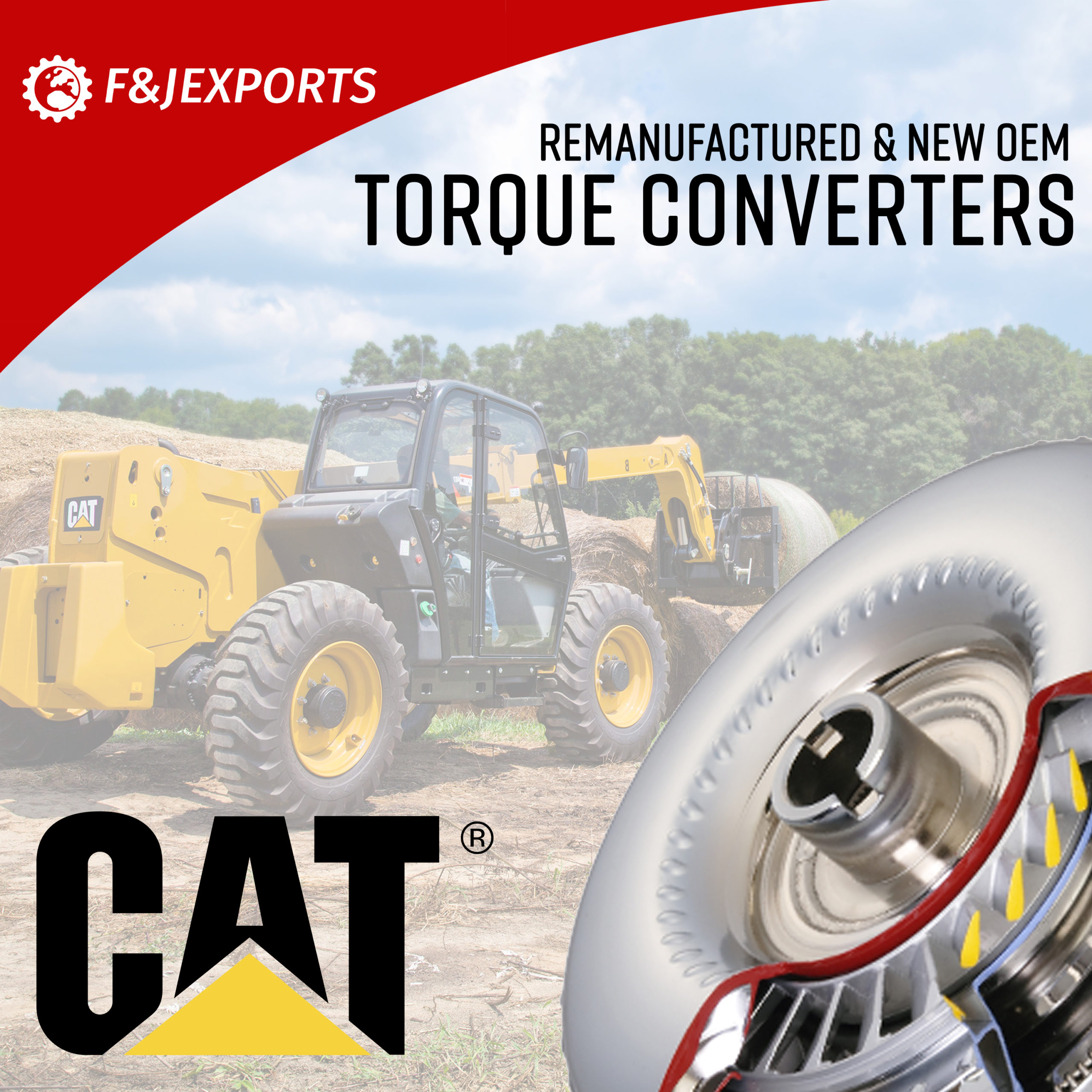 New, Used & Remanufactured CAT Torque Converters for Sale- F&J Exports ...